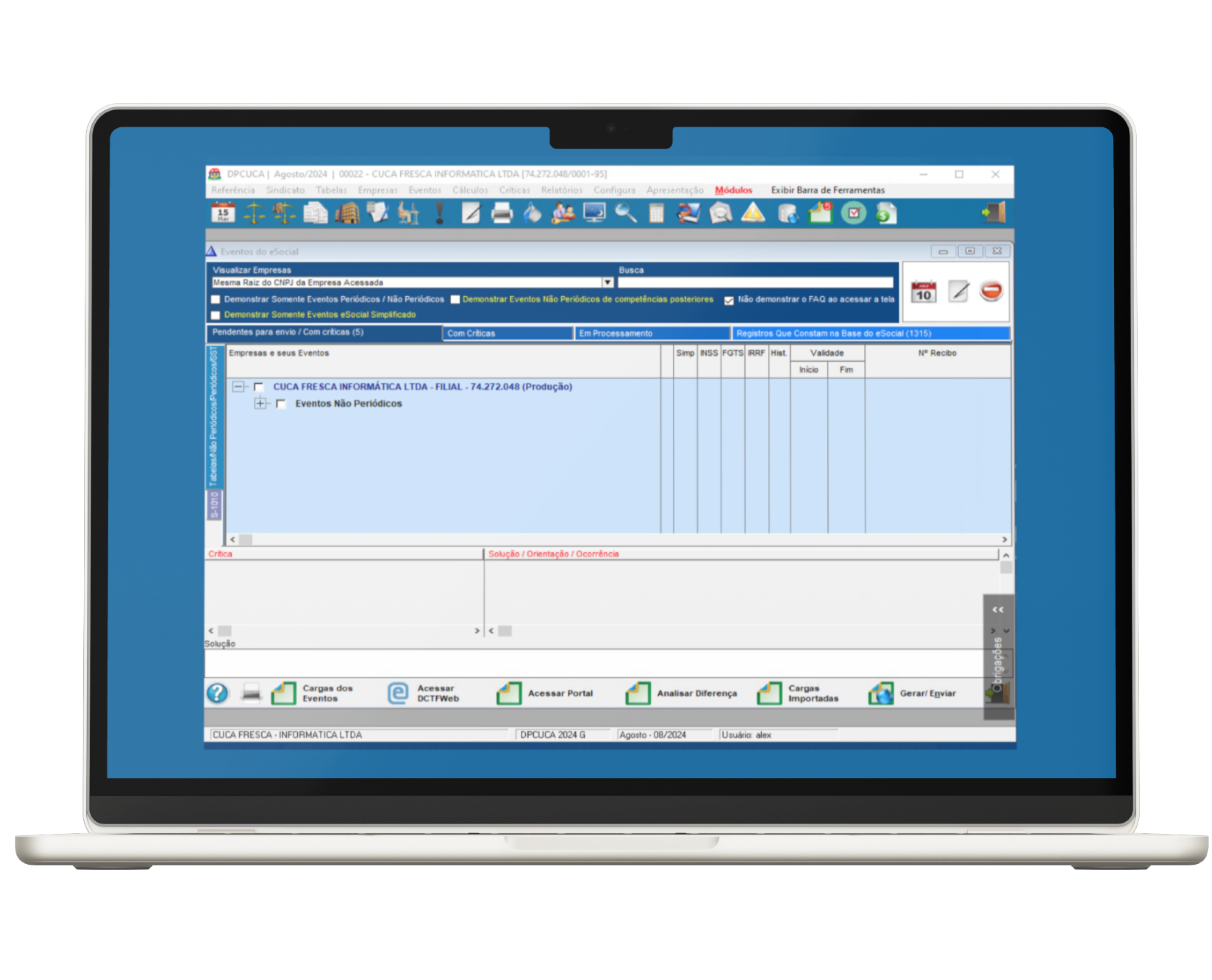 Cuca Fresca Fornecedora de Sistemas